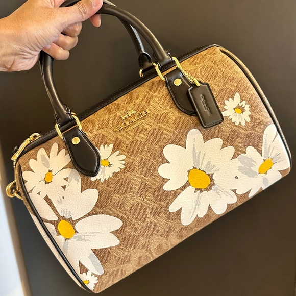 Coach | Bags | Nwt Coach Rowan Satchel Bag In Signature Canvasfloral ...